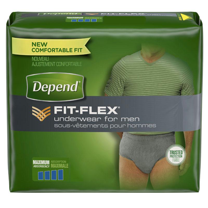 Depend Maximum Absorbency Underwear For Men Small/medium, 28" - 40" Wa ...