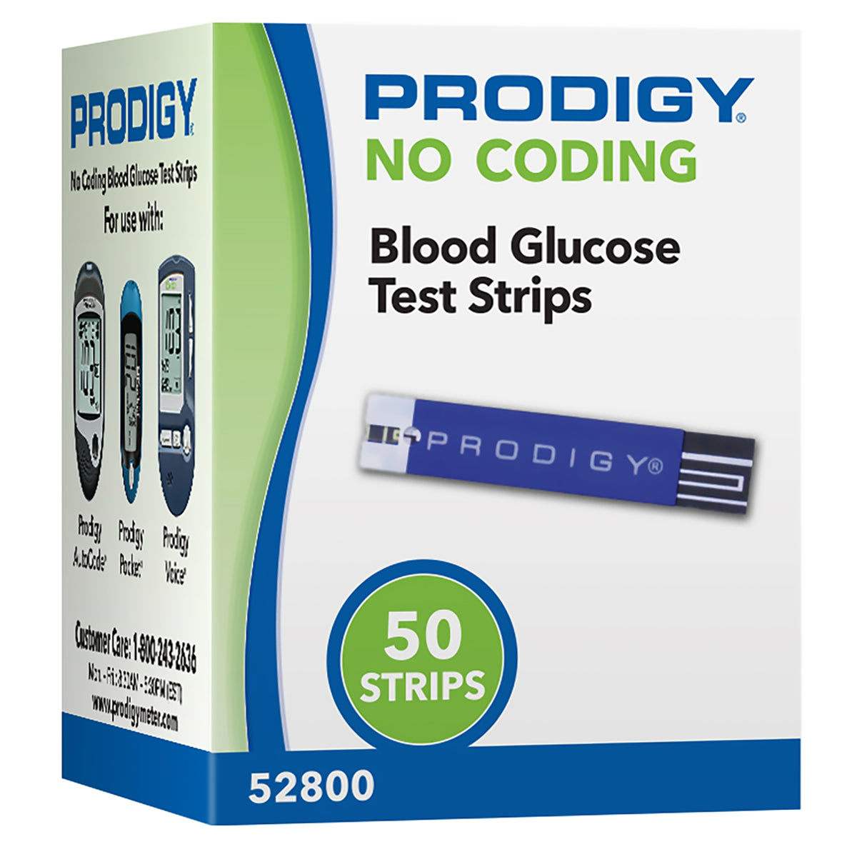 Prodigy No Coding Test Strip Nfrs (50 Count) – IRONMED