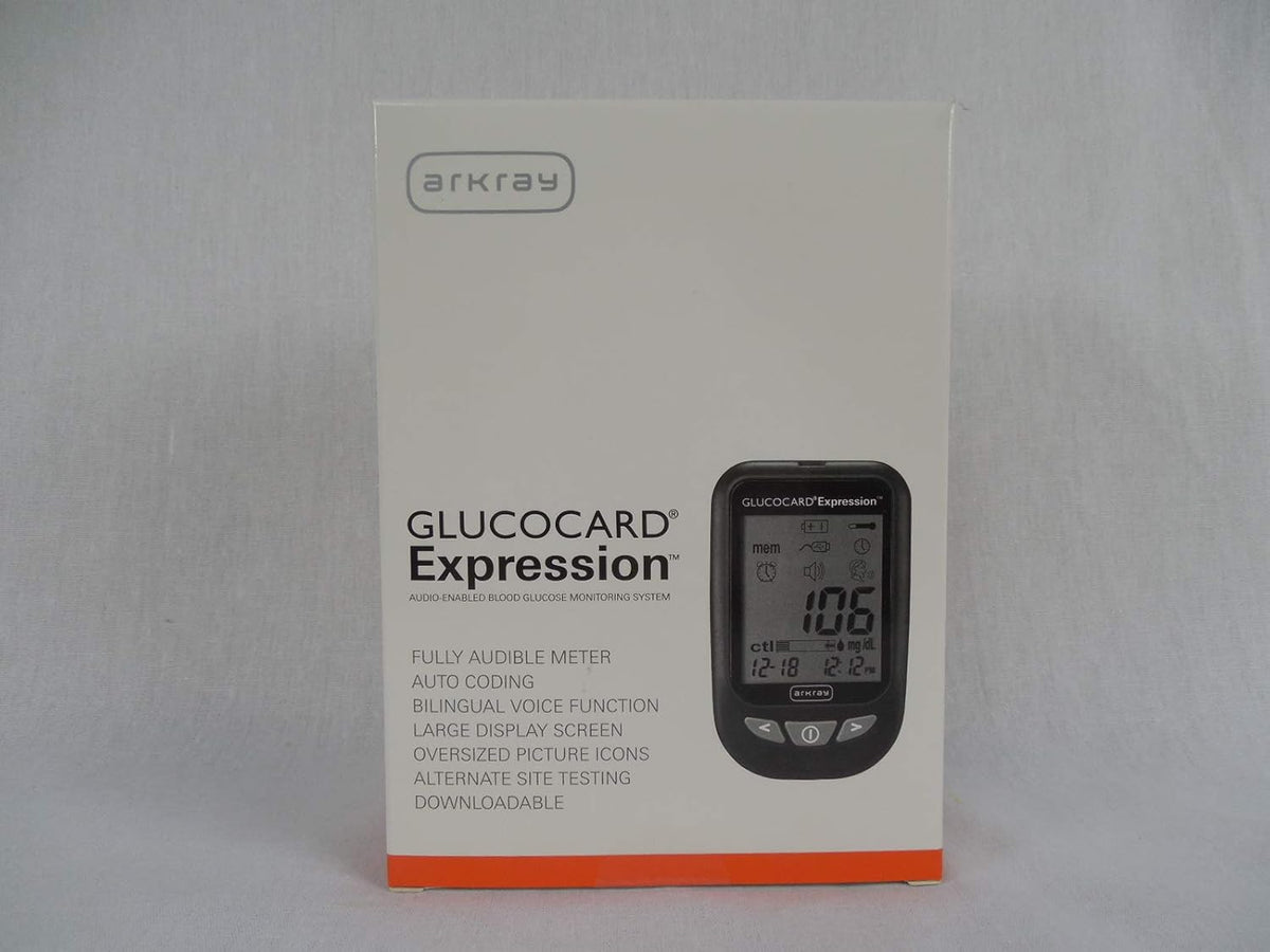Glucocard Expression Blood Glucose Meter Kit – IRONMED