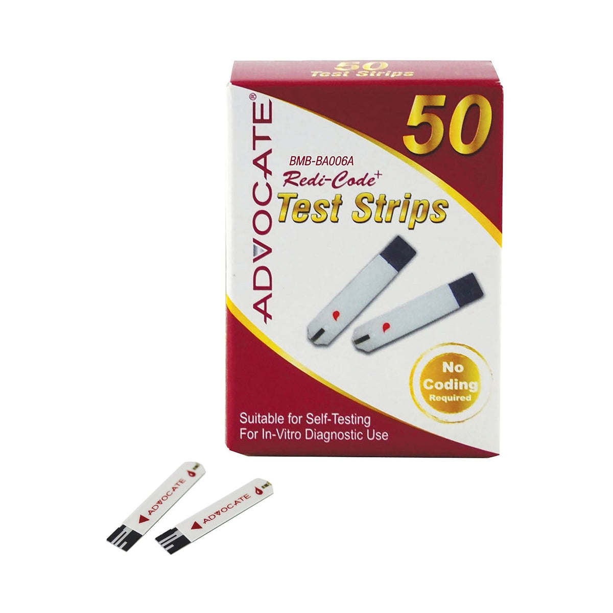 Advocate Redi-code Plus Glucose Test Strip (50 Count) – IRONMED