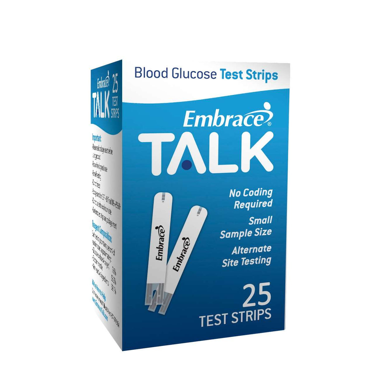 Embrace Talk Test Strip (25 Count) – IRONMED