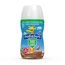 Pediasure Grow & Gain With Fiber, Chocolate, 7.4 Fl. Oz. Retail Bottle ...